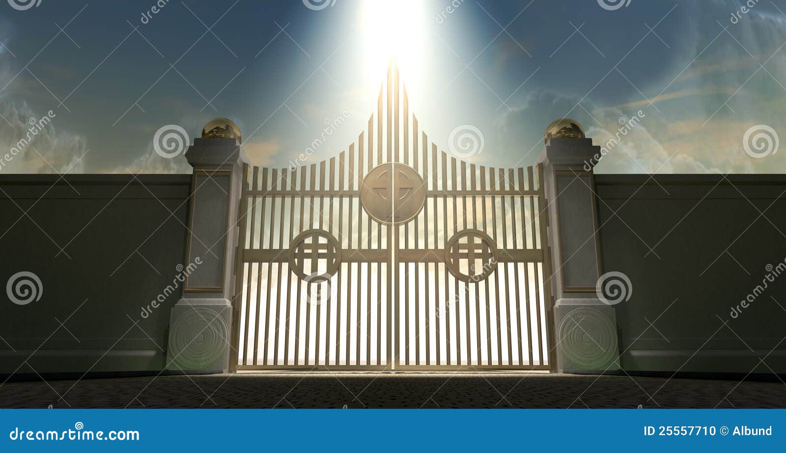 The Gates Vector Illustration | CartoonDealer.com #138408264