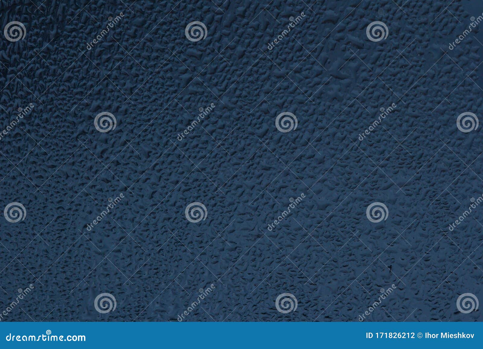 Heavily Misted Glass Windows with Water Drops Stock Photo - Image of ...