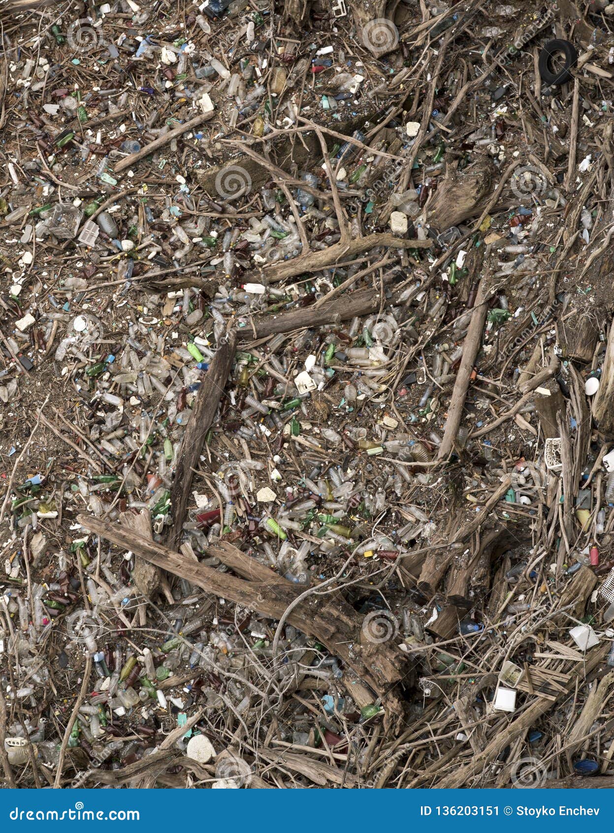 Heavily Polluted Environment. Stock Image - Image of factory, change ...