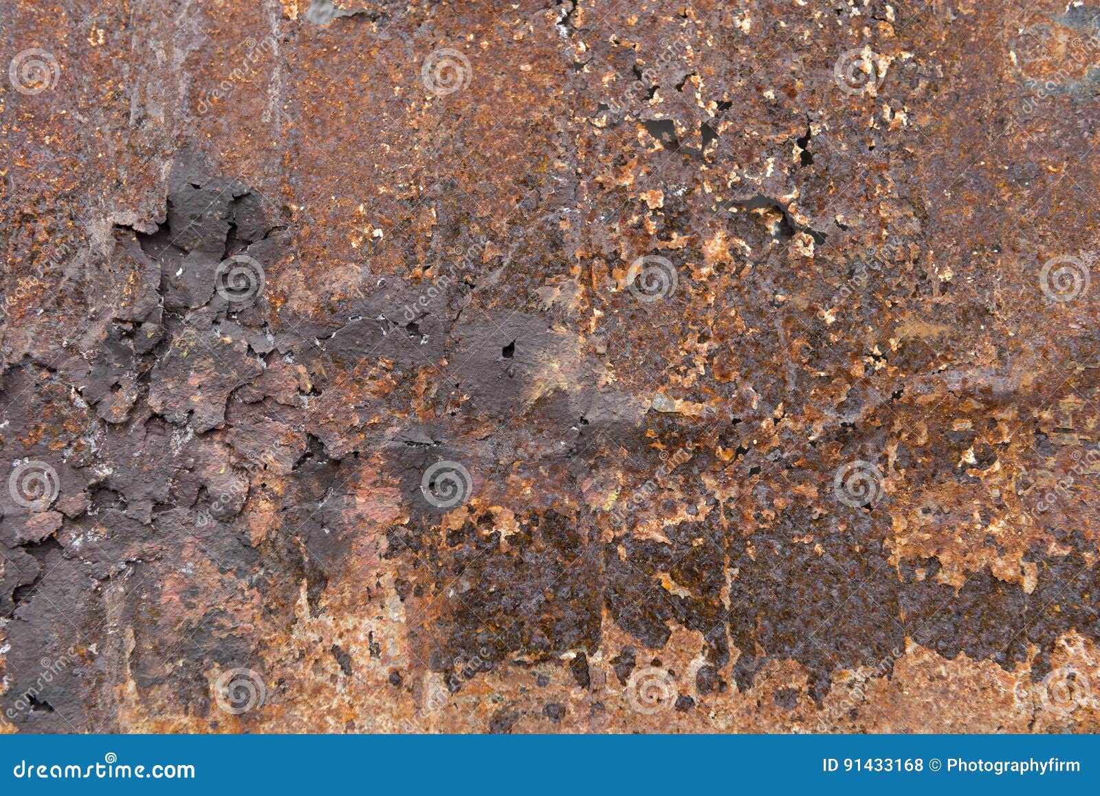 Heavily Rusted Iron Surface for Backgrounds Stock Photo - Image of ...