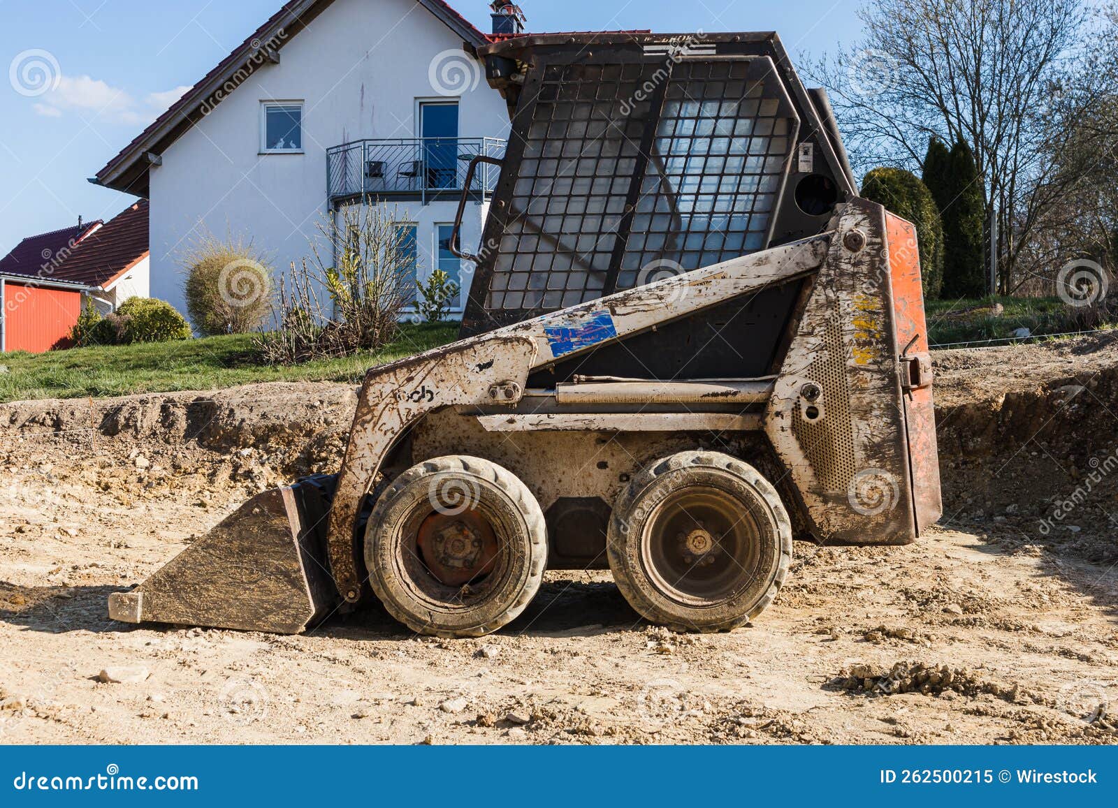 Heavily Used Compact Loader from Bobcat. Editorial Image - Image of ...