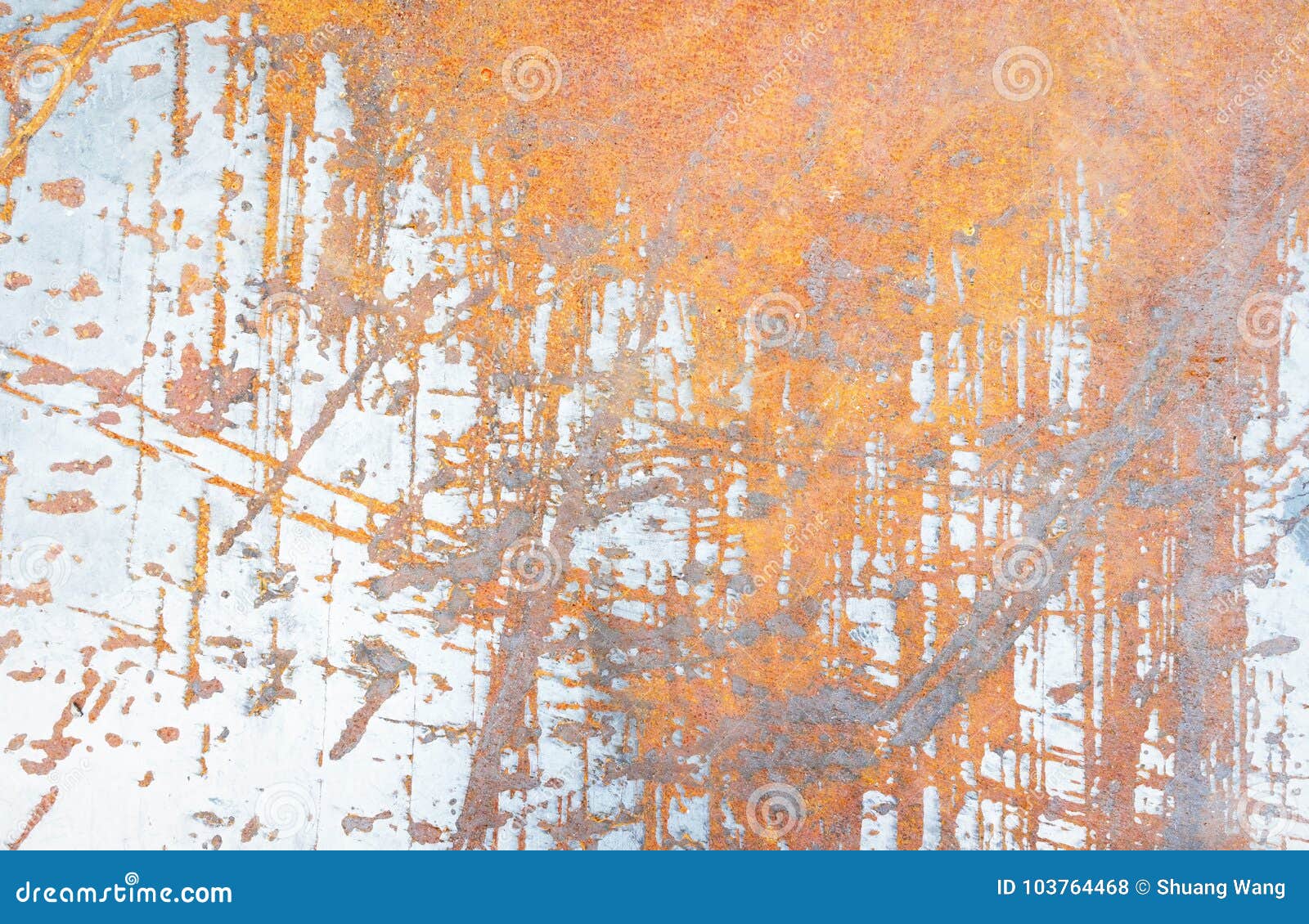 Wheathered Rusty And Scratched Metal Texture Background Royalty-Free ...