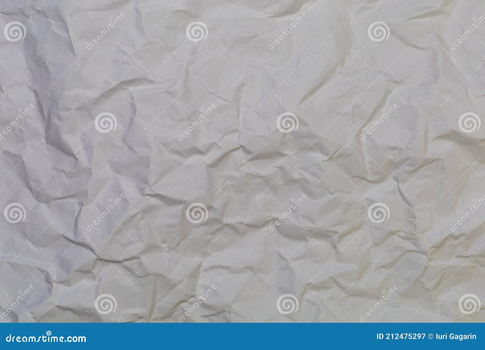 Heavily Wrinkled Paper Background As Blank for Design or Copy Space for ...