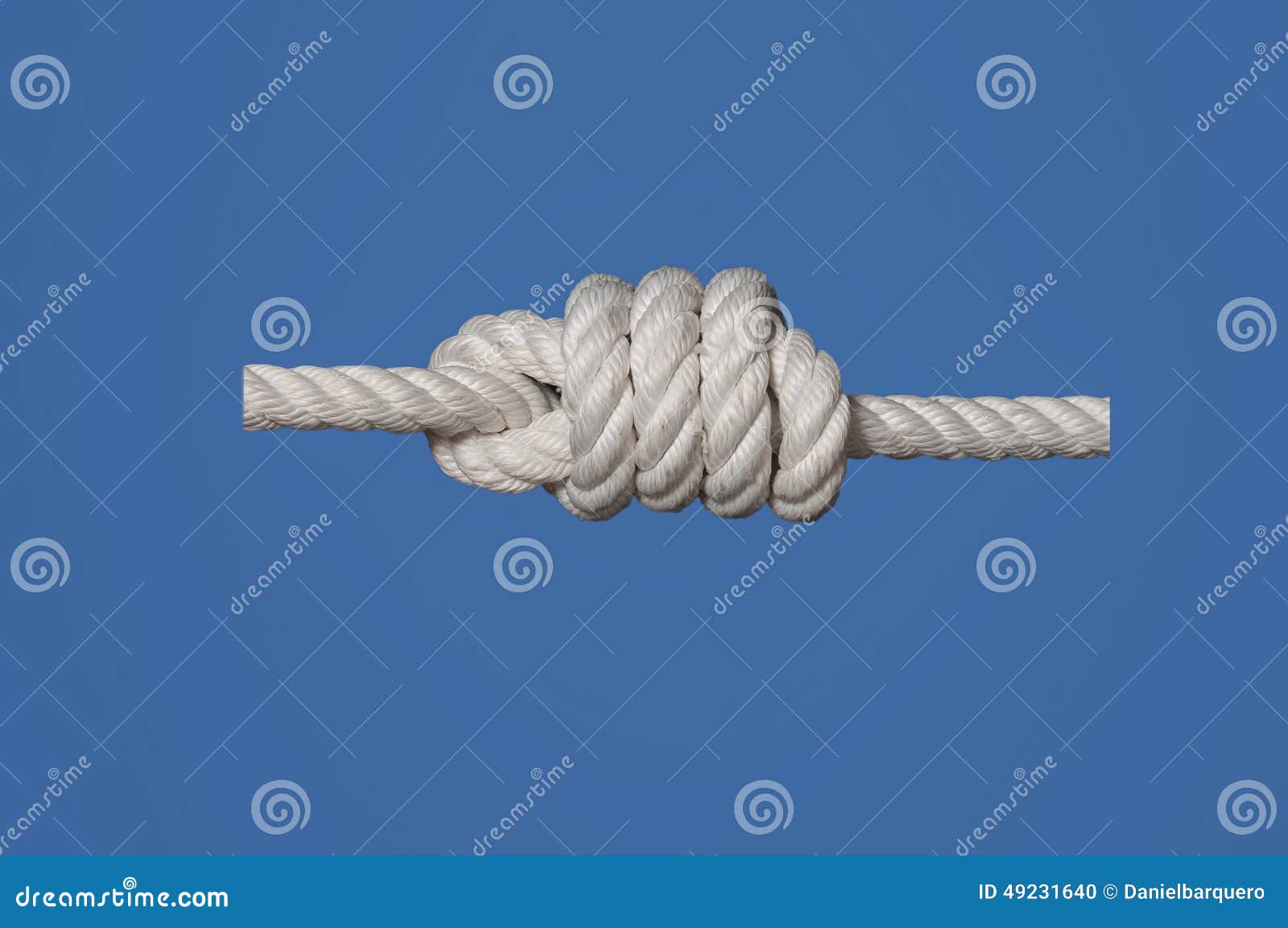 Heaving Line Knot stock photo. Image of circle, blue - 49231640