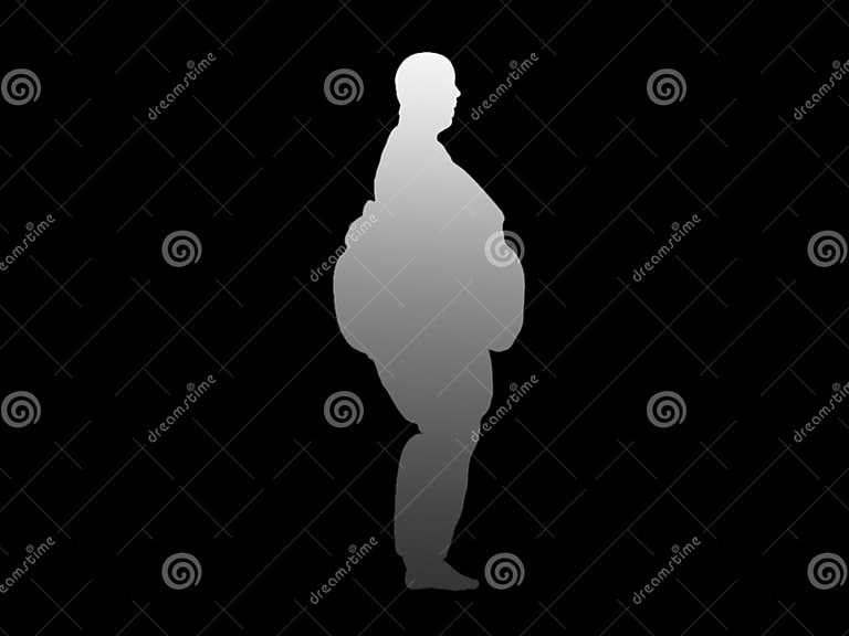 Heavy stock illustration. Illustration of plump, obese, overweight - 77239