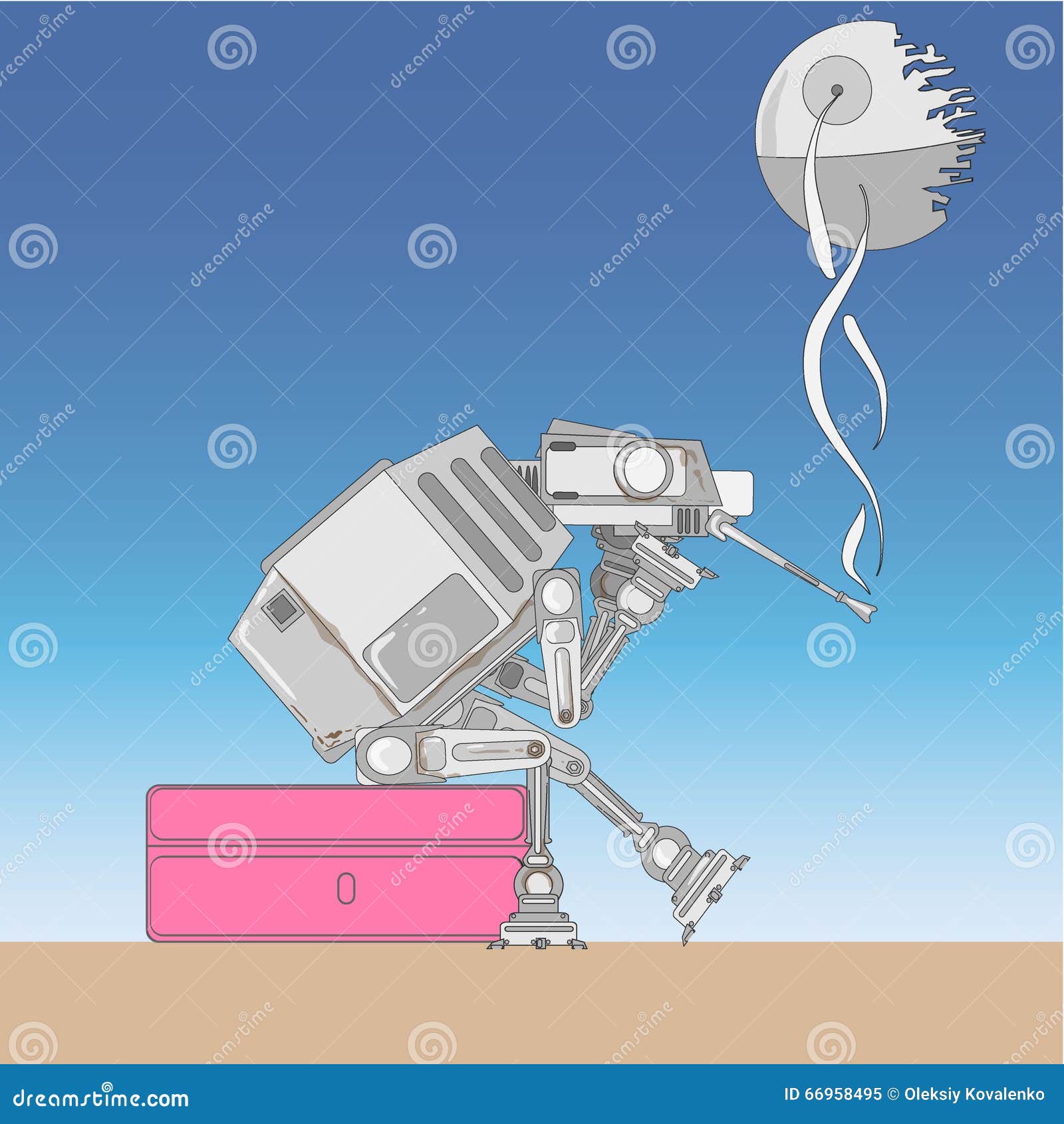 Heavy Armed Mechanized Intelligent Vehicle Editorial Image ...