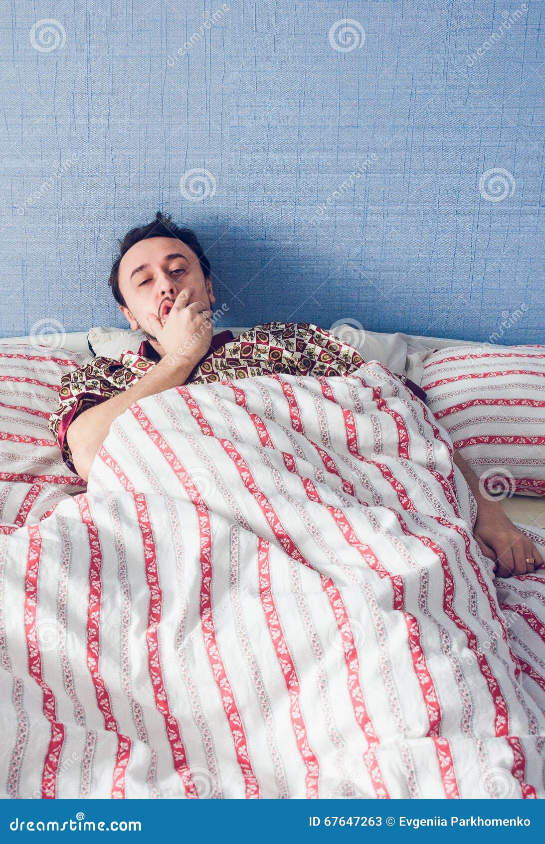 Heavy Awakening Men Monday Morning Stock Image - Image of awakening ...