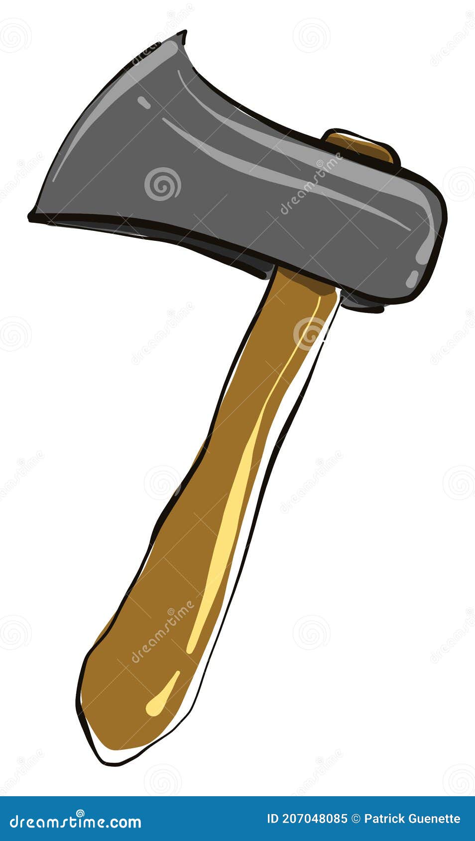 Heavy Axe, Illustration, Vector Stock Vector - Illustration of hand ...