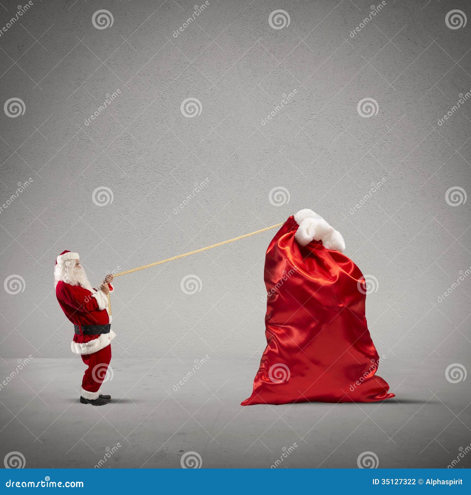 Heavy bag of gifts stock photo. Image of concept, business - 35127322