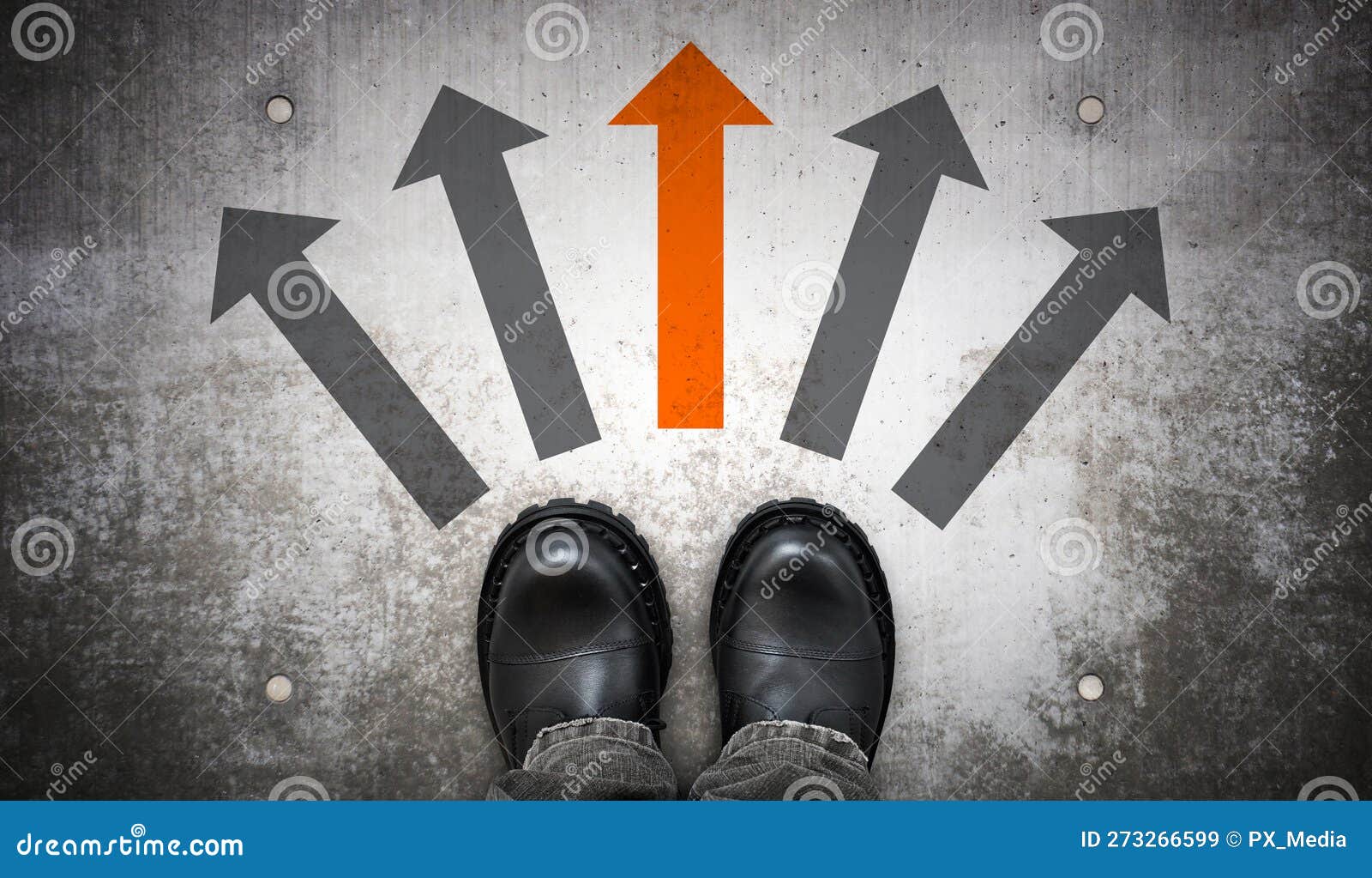 Heavy Black Leather Boots and Five Arrows on Ground Stock Image - Image ...