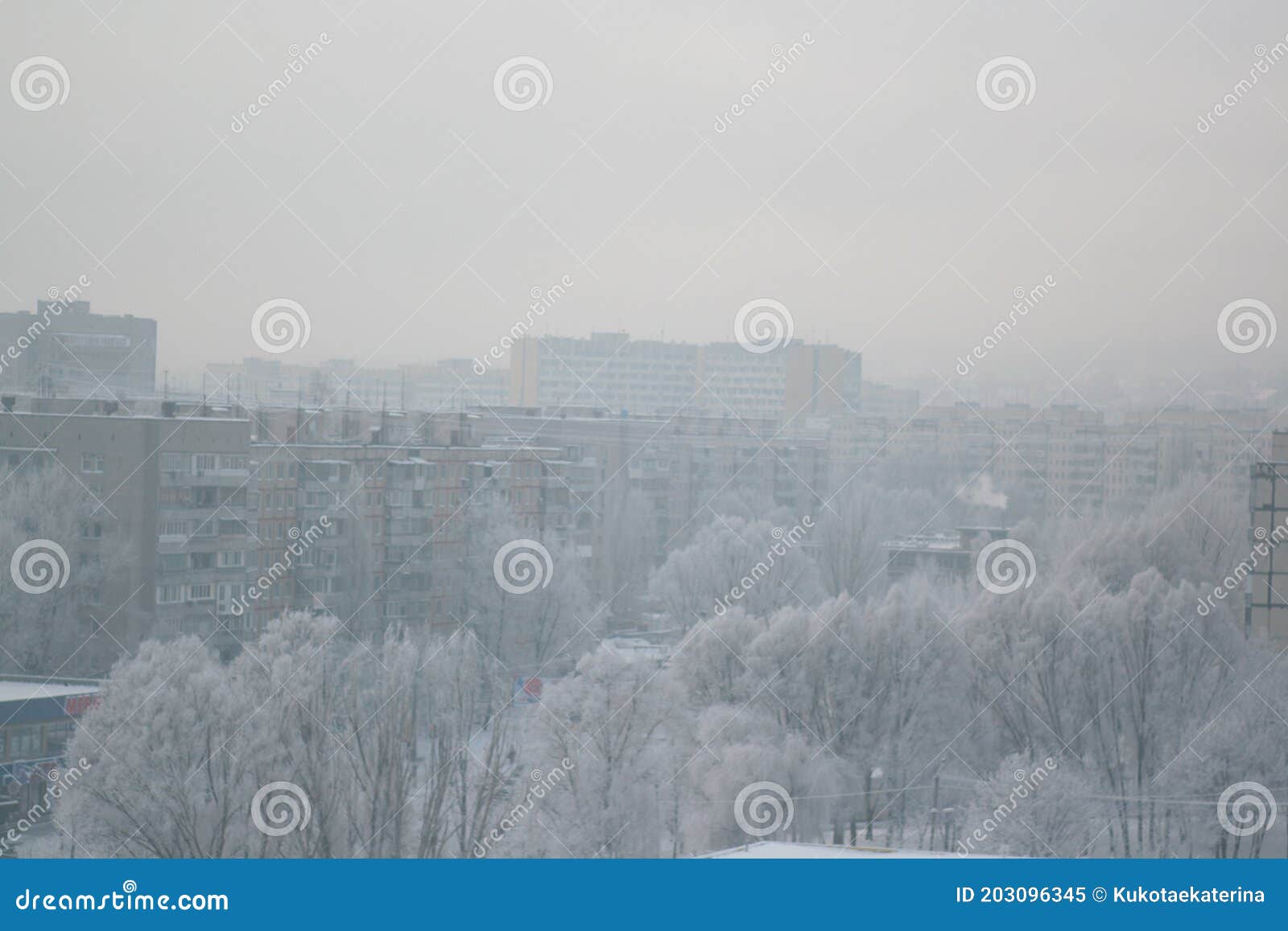 Heavy Blizzard in the City. Winter Weather Stock Image - Image of road ...