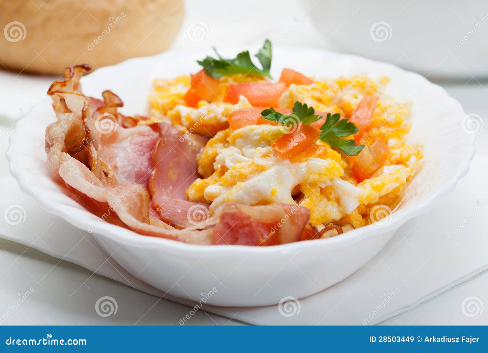 Heavy breakfast stock image. Image of food, bacon, eggs - 28503449