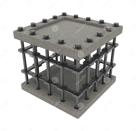 Heavy Cage stock illustration. Illustration of compact - 12554481