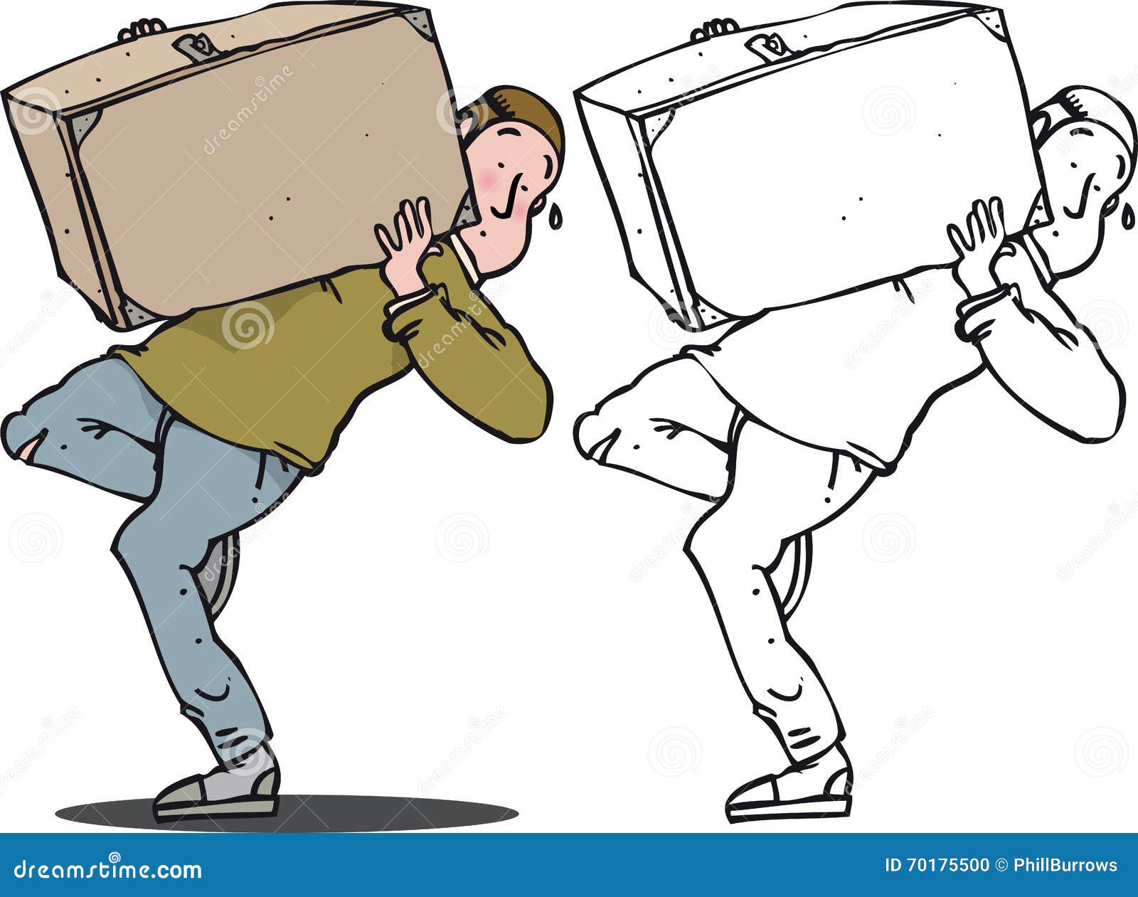 Heavy case stock vector. Illustration of pandora, chivalry - 70175500