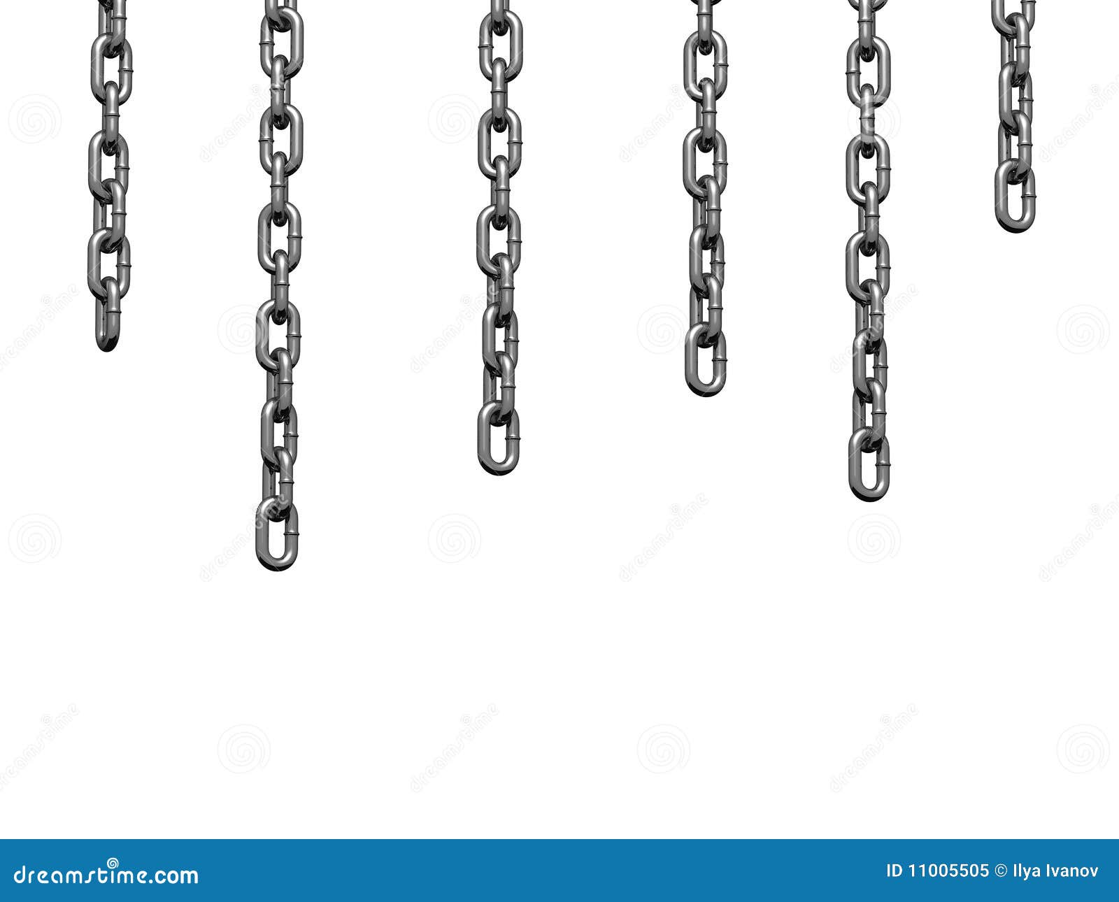 Heavy Chain Drooping Parallel Stock Illustration - Illustration of ...