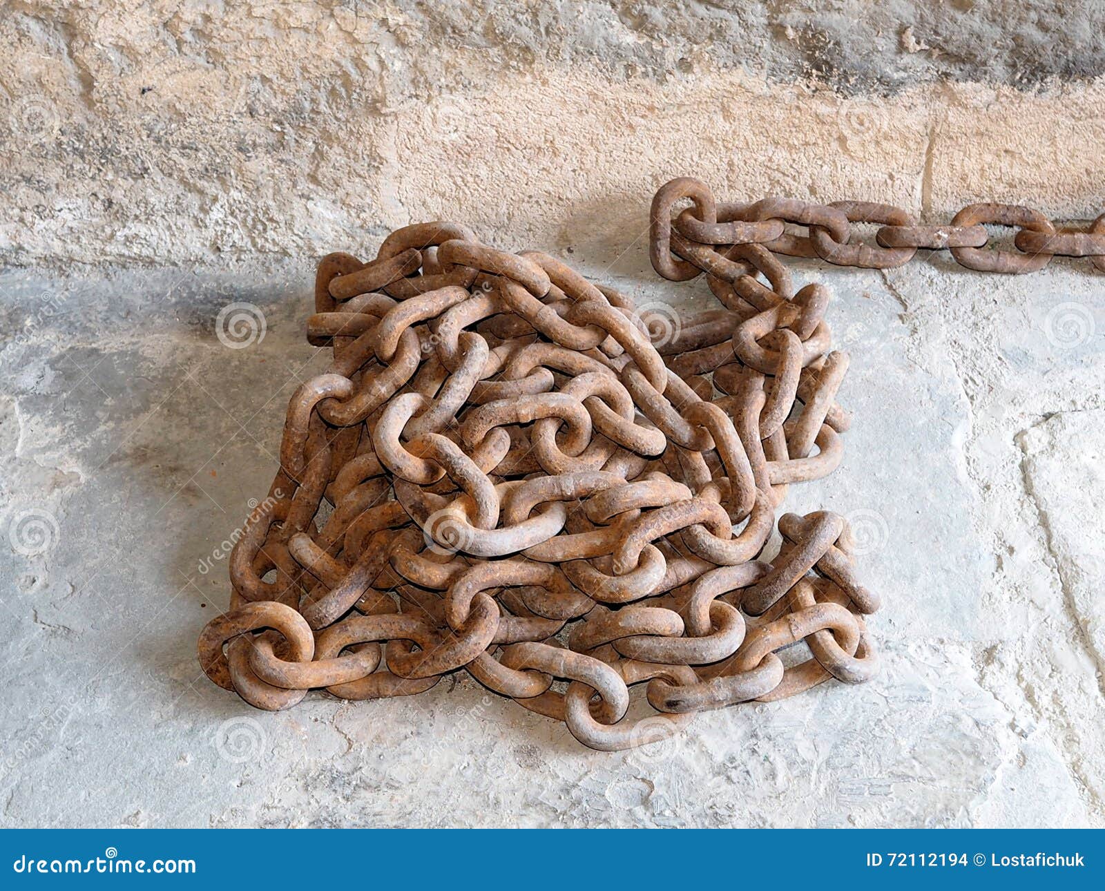 Heavy Chains at Museum in Cuba Stock Photo - Image of farusty, museum ...
