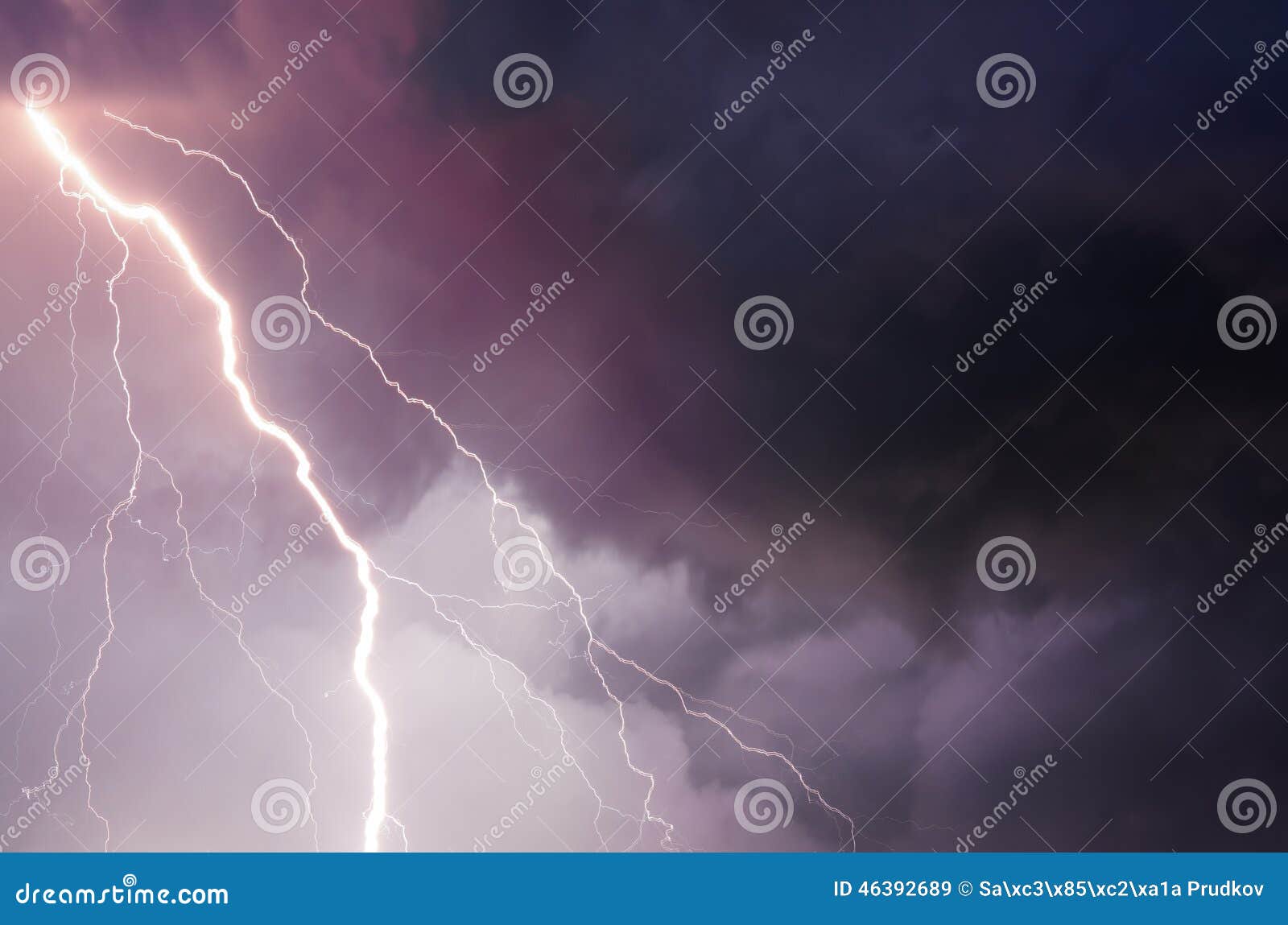 Heavy Clouds Bringing Thunder, Lightnings and Storm Stock Image - Image ...