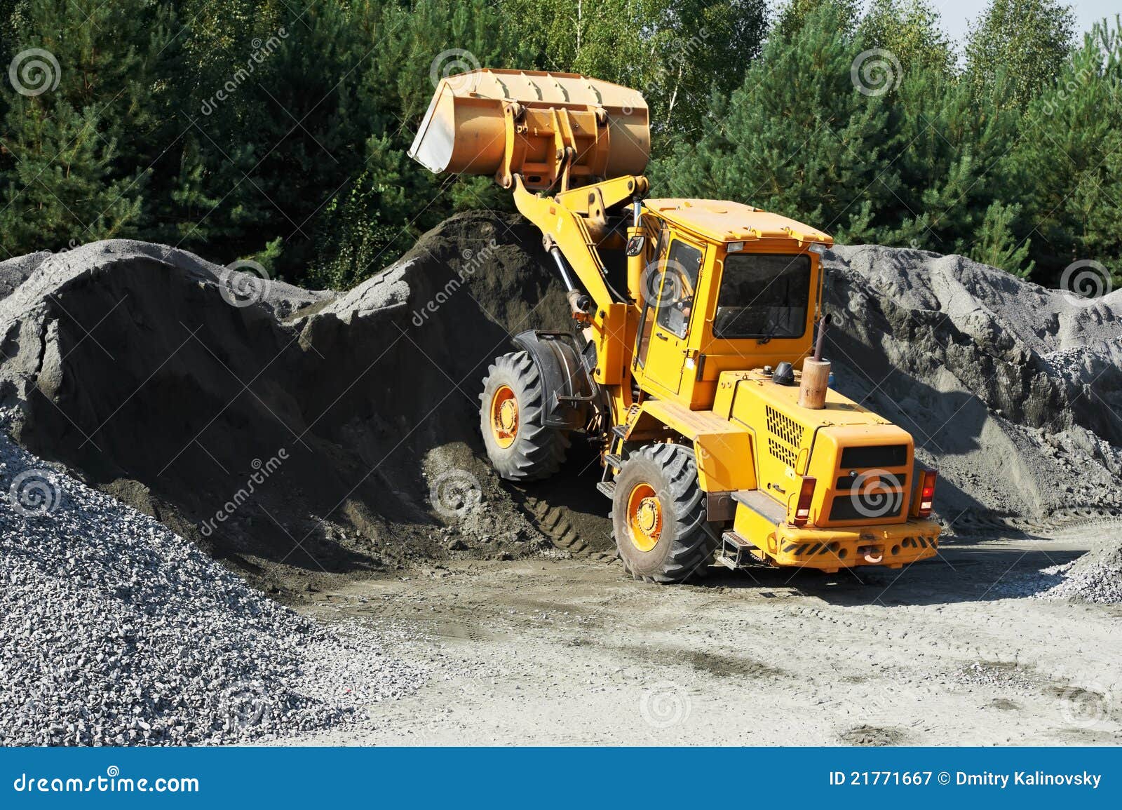 Construction Loader Excavator Royalty-Free Stock Image | CartoonDealer ...