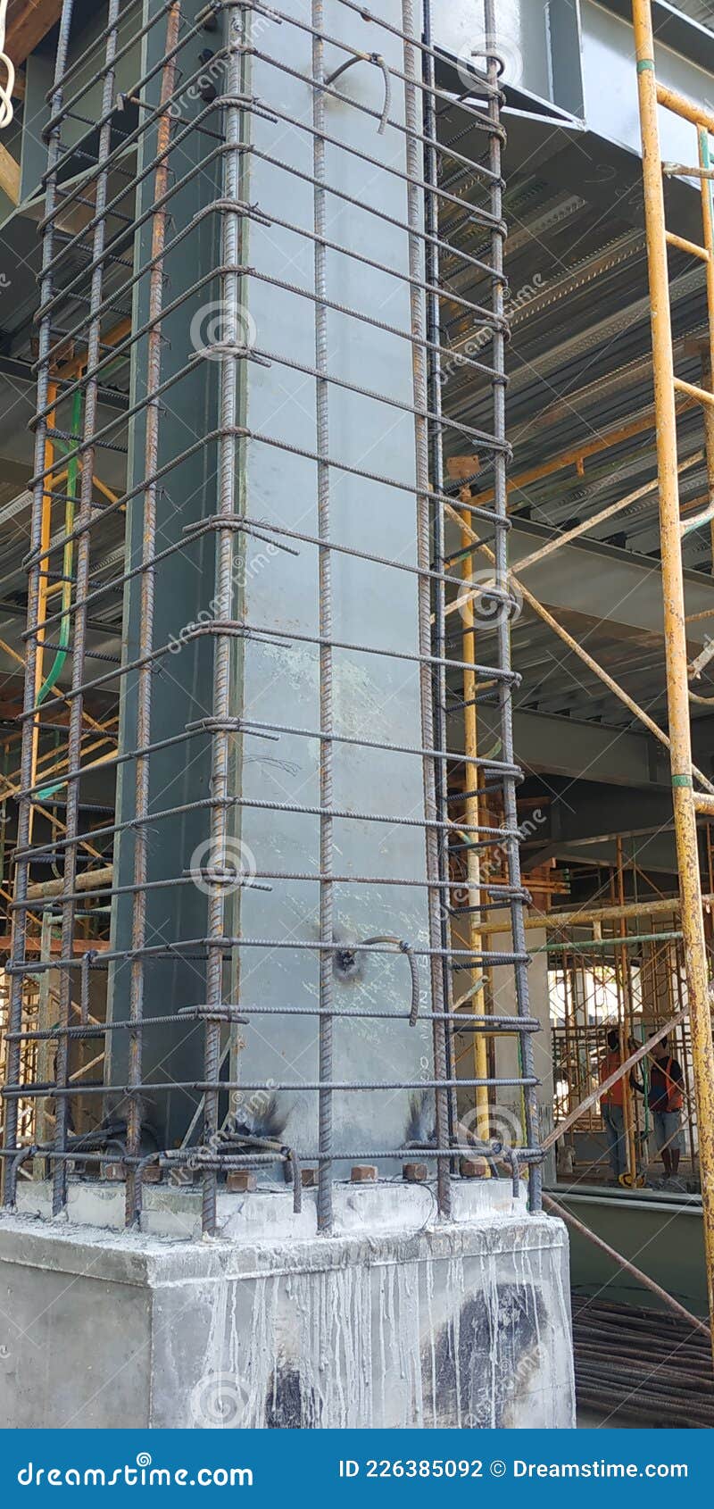 Heavy Construction Skyscraper Frame Stock Photo - Image of frame ...