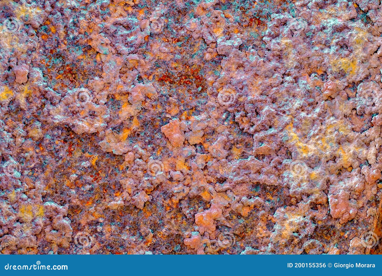 Corroded and Rusty Iron Surface Stock Photo - Image of plate, iron ...