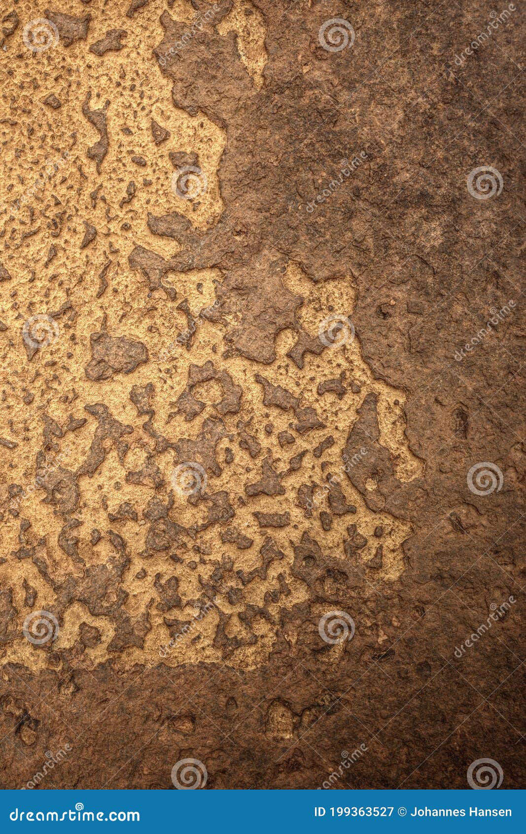 Heavy Corrosion Forming an Unusual Pattern on Old Steel Surface Stock ...