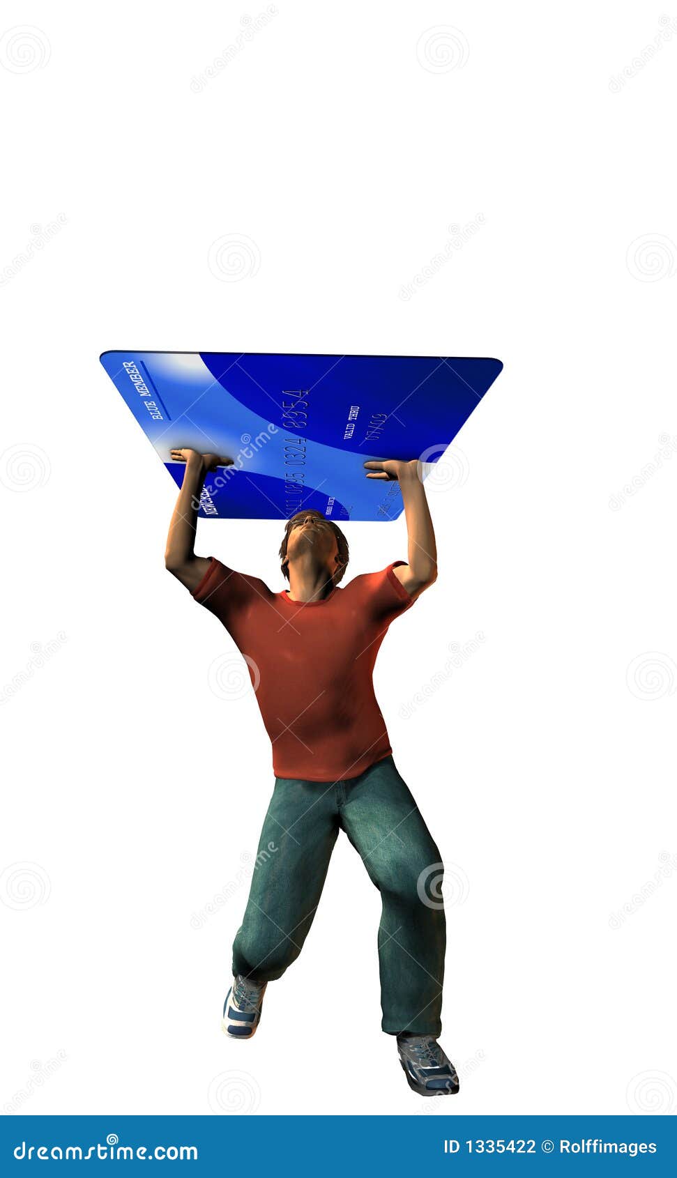 Heavy Credit Burden stock photo. Image of management, credit - 1335422