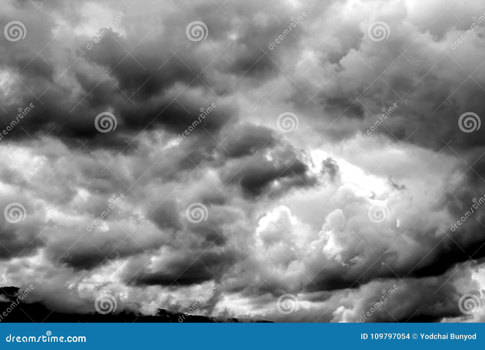 Heavy Dark Clouds, Thunderstorm Clouds Texture. Suitable As an a Stock ...