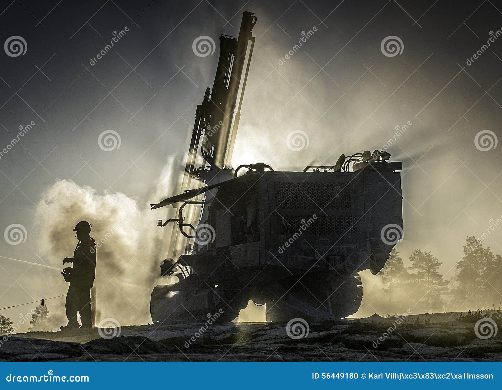 Heavy drilling machine editorial image. Image of machine - 56449180