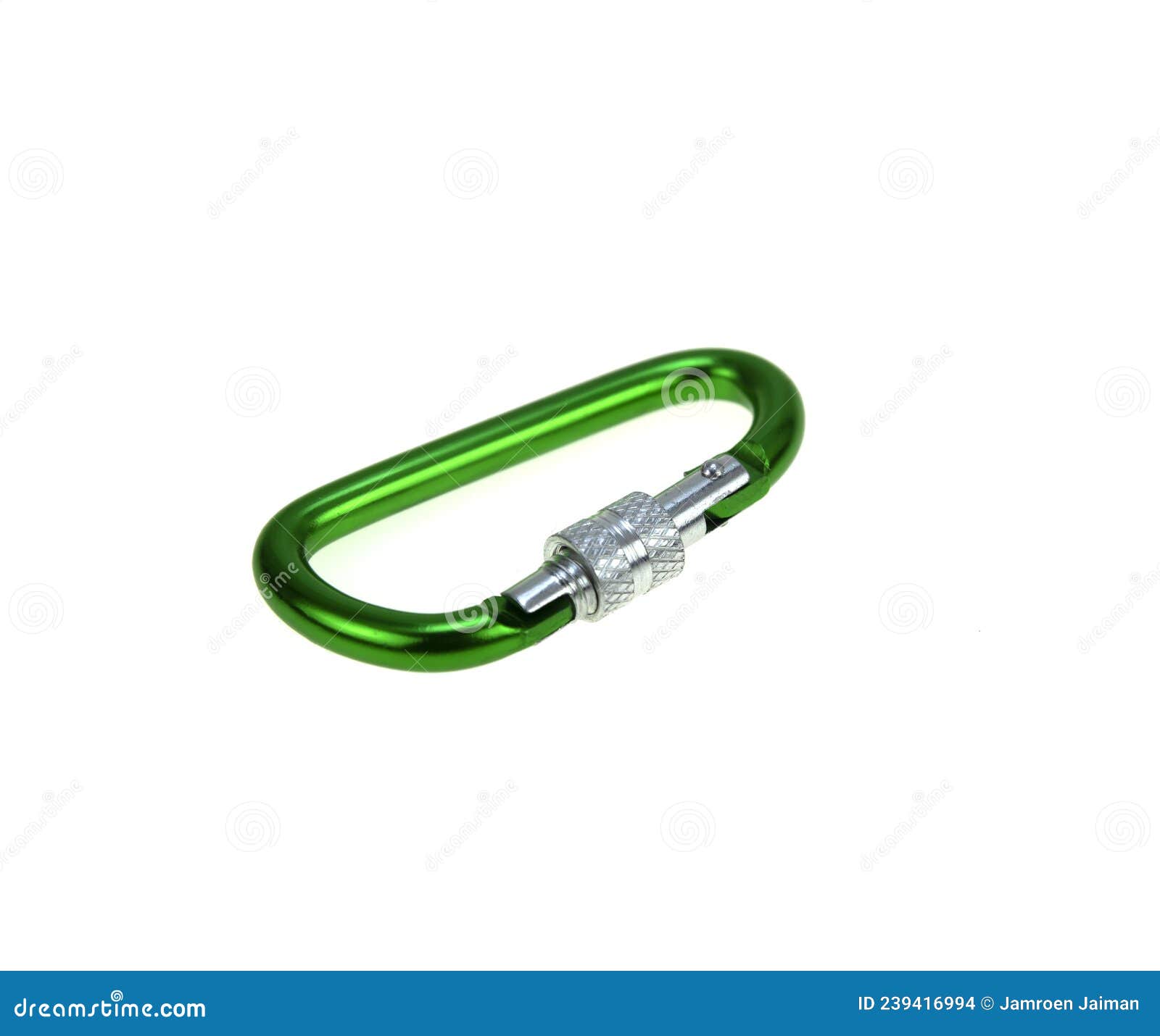 Heavy Duty Carabiners Hook Isolated on White Background Stock Photo ...
