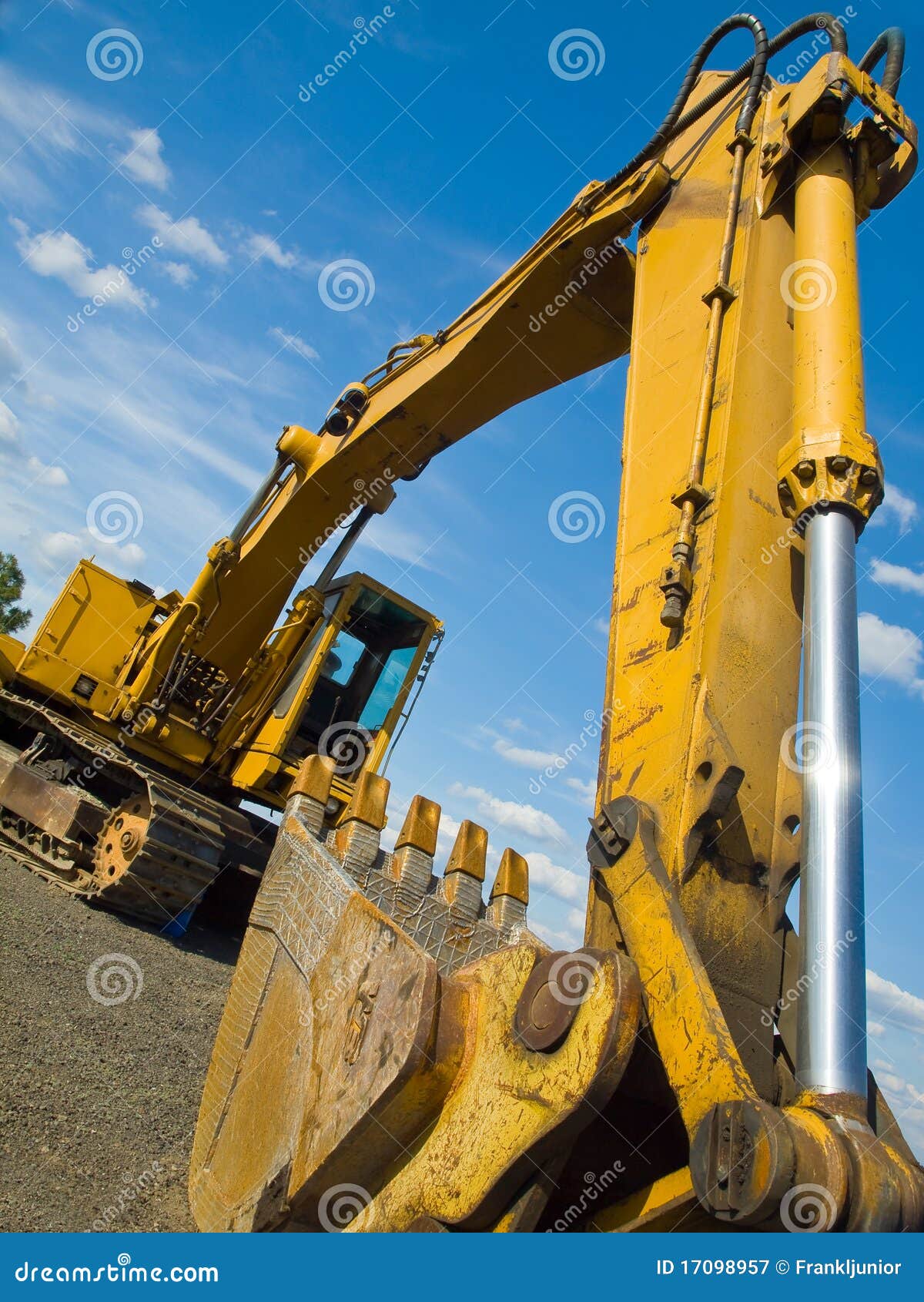 Heavy Duty Construction Equipment Stock Image - Image of machinery ...