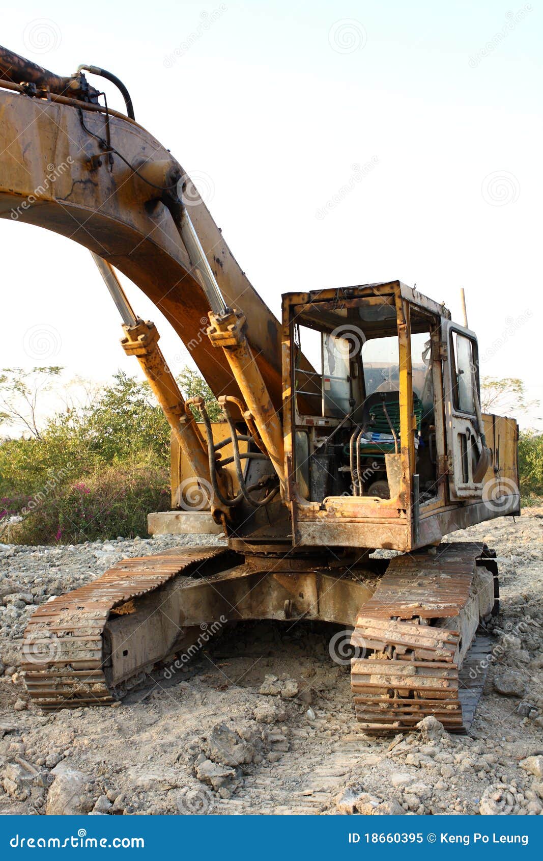 Heavy Duty Construction Equipment Stock Image - Image of industry ...