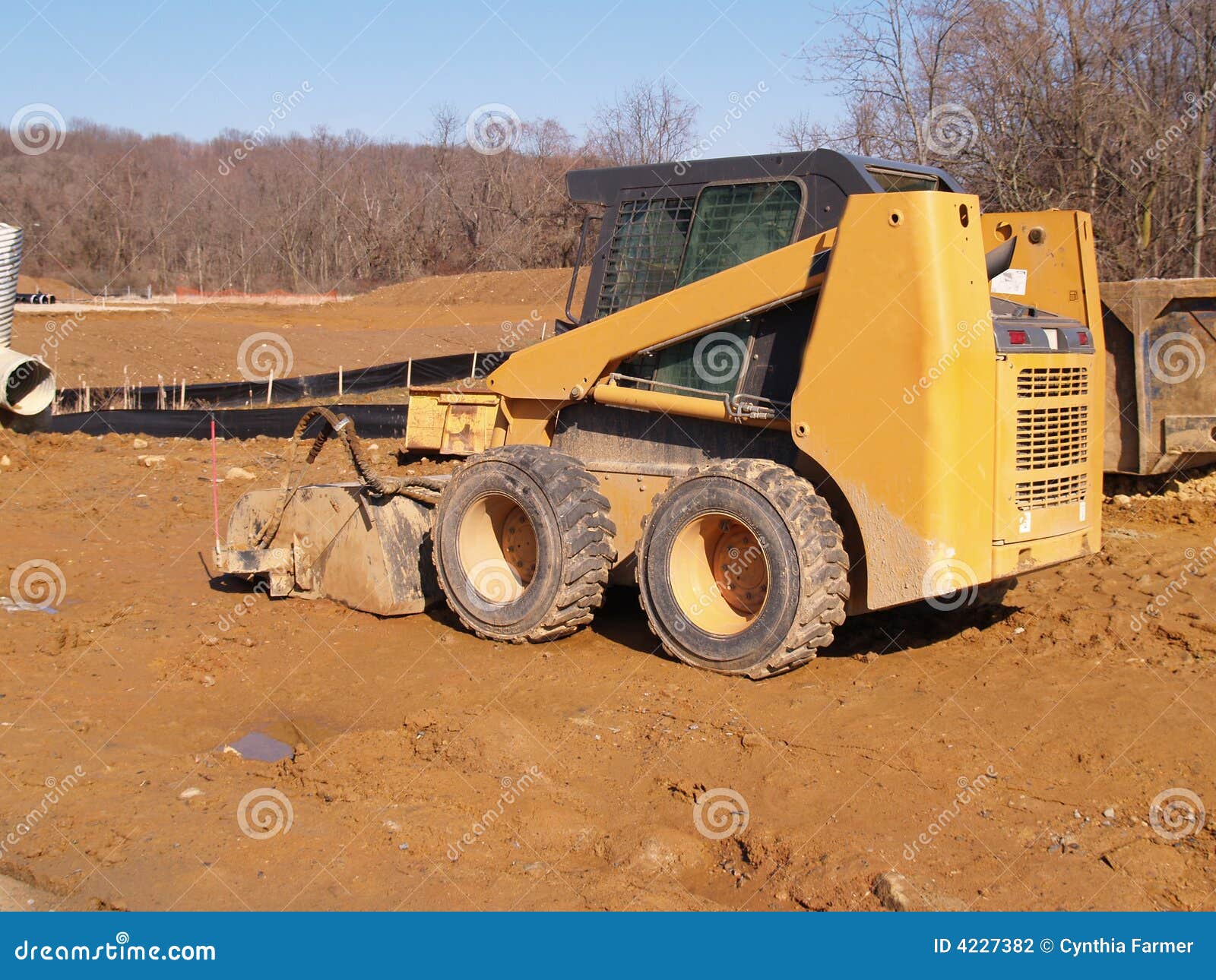 Heavy Duty Construction Equipment Stock Photo - Image of area, site ...