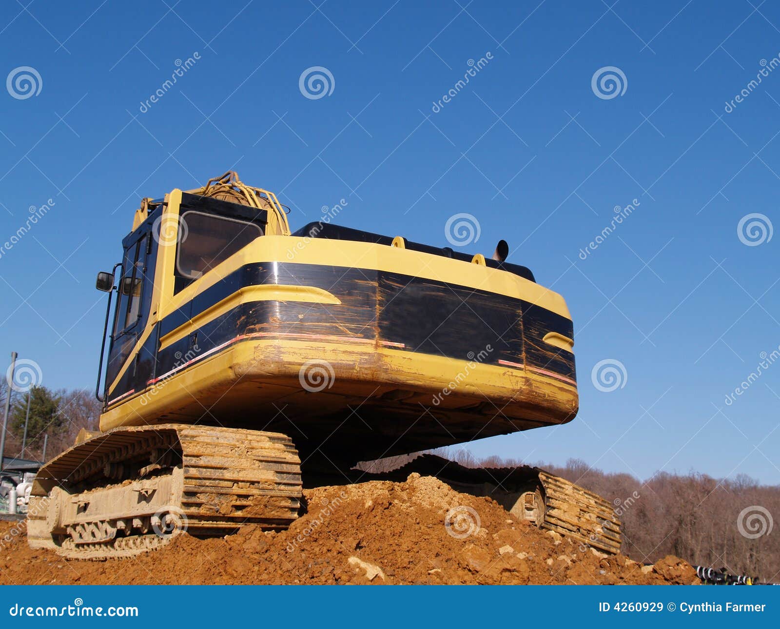 Heavy Duty Construction Equipment Stock Image - Image of operate ...