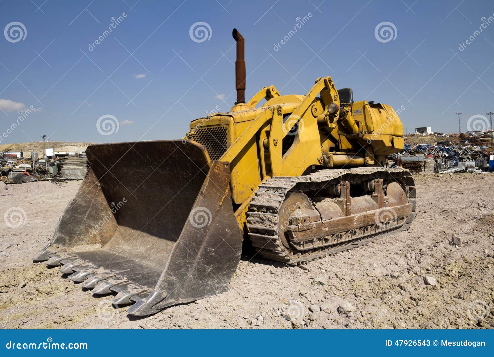 Heavy Duty Construction Equipment Stock Image - Image of digger ...