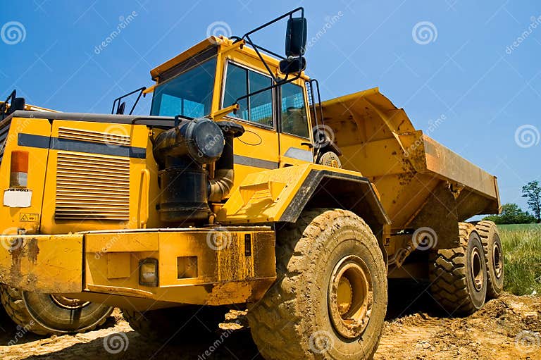 Heavy Duty Construction Truck Stock Image - Image of huge, vehicle: 2616019