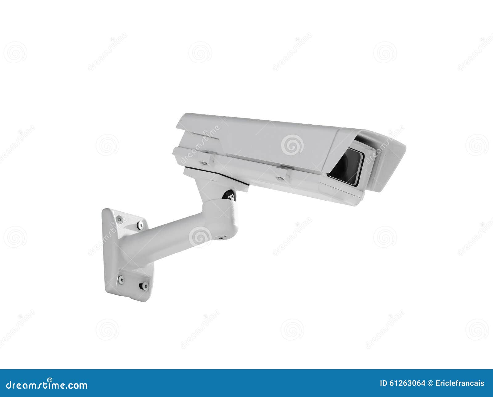 Heavy Duty Exterior Surveillance Camera Side View Stock Photo - Image ...