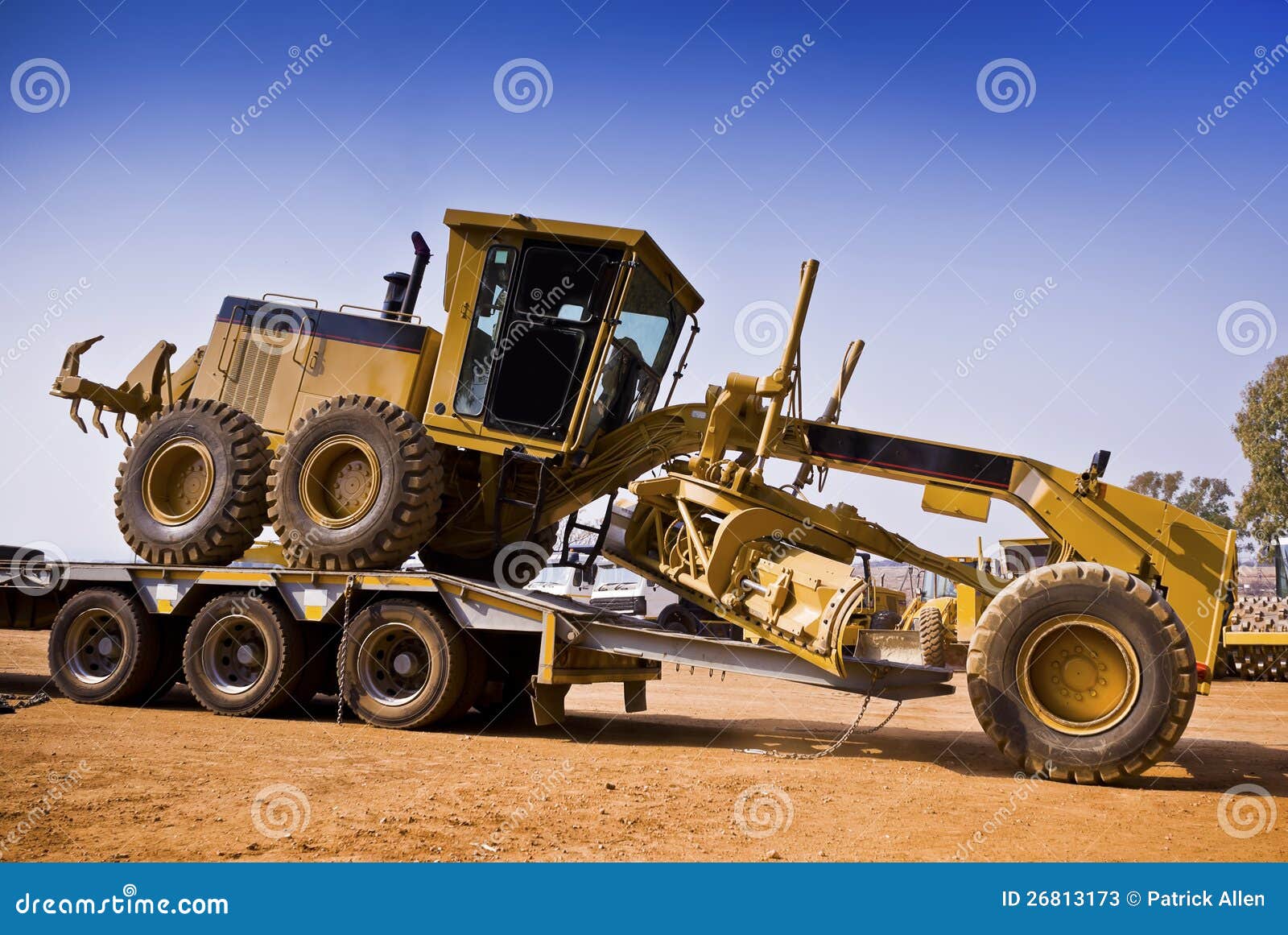 Heavy-duty Trucks Warehouse At Autoworks. Giant Mining Dump Trucks ...