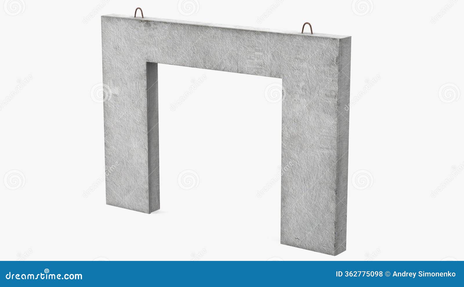 Heavy Duty Industrial Concrete Support Structure Frame Stock Photo ...