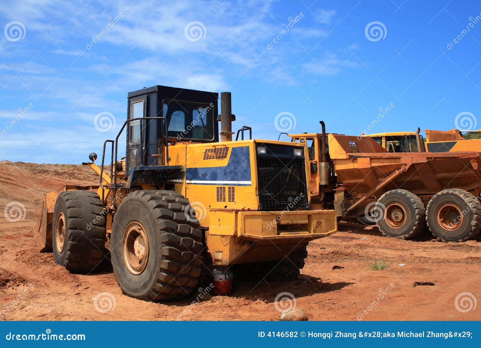 Heavy duty machinery stock photo. Image of truck, south - 4146582