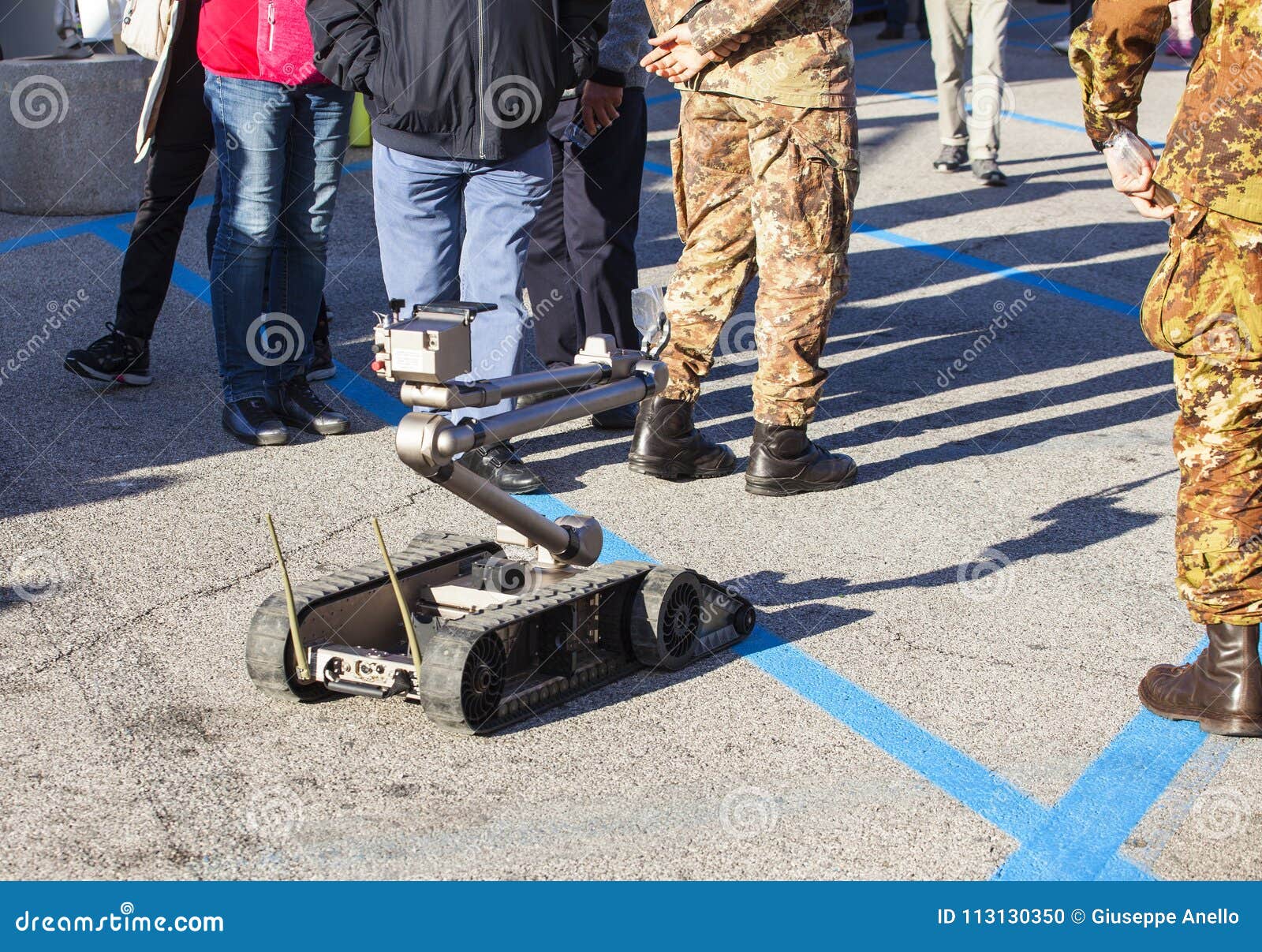 Heavy-duty, Multi-mission Robot Editorial Image - Image of safety ...