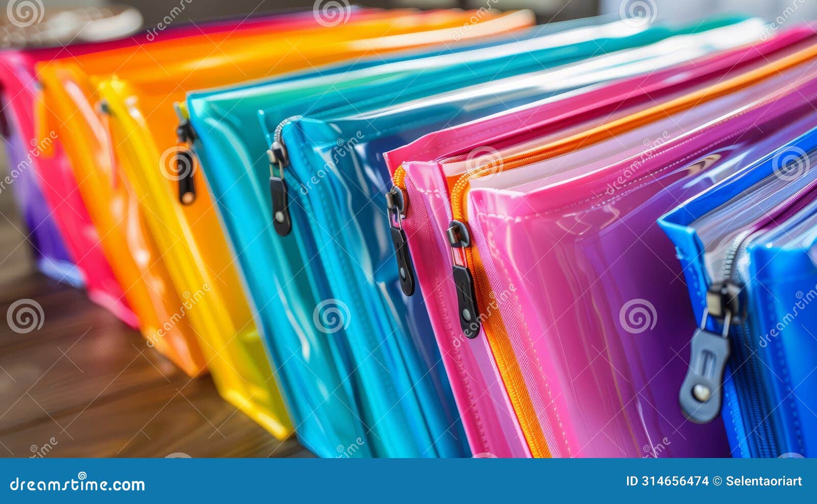Heavy-Duty Zip Folders for Everyday Use Stock Photo - Image of portable ...
