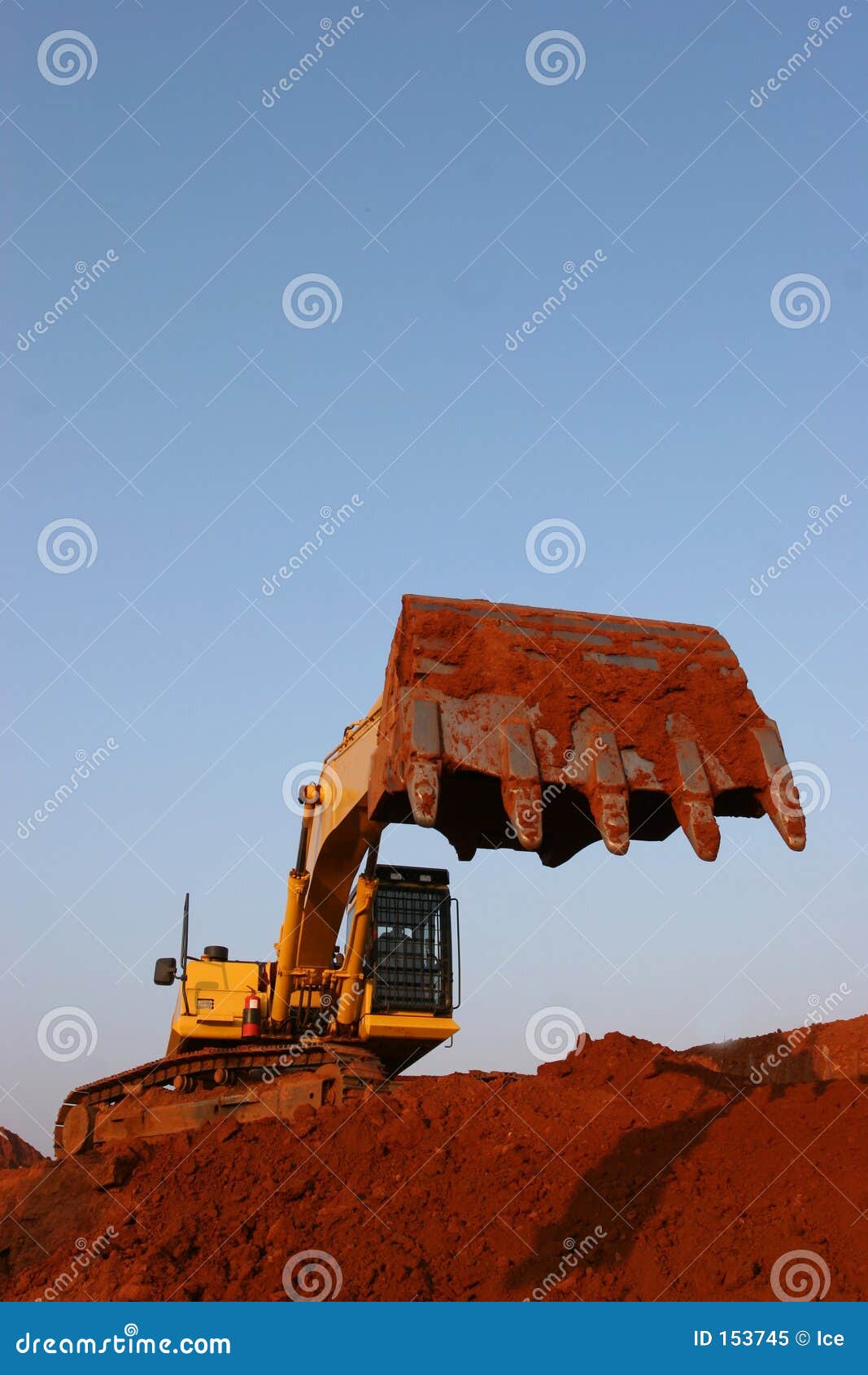 Heavy equipment stock image. Image of worker, track, work - 153745