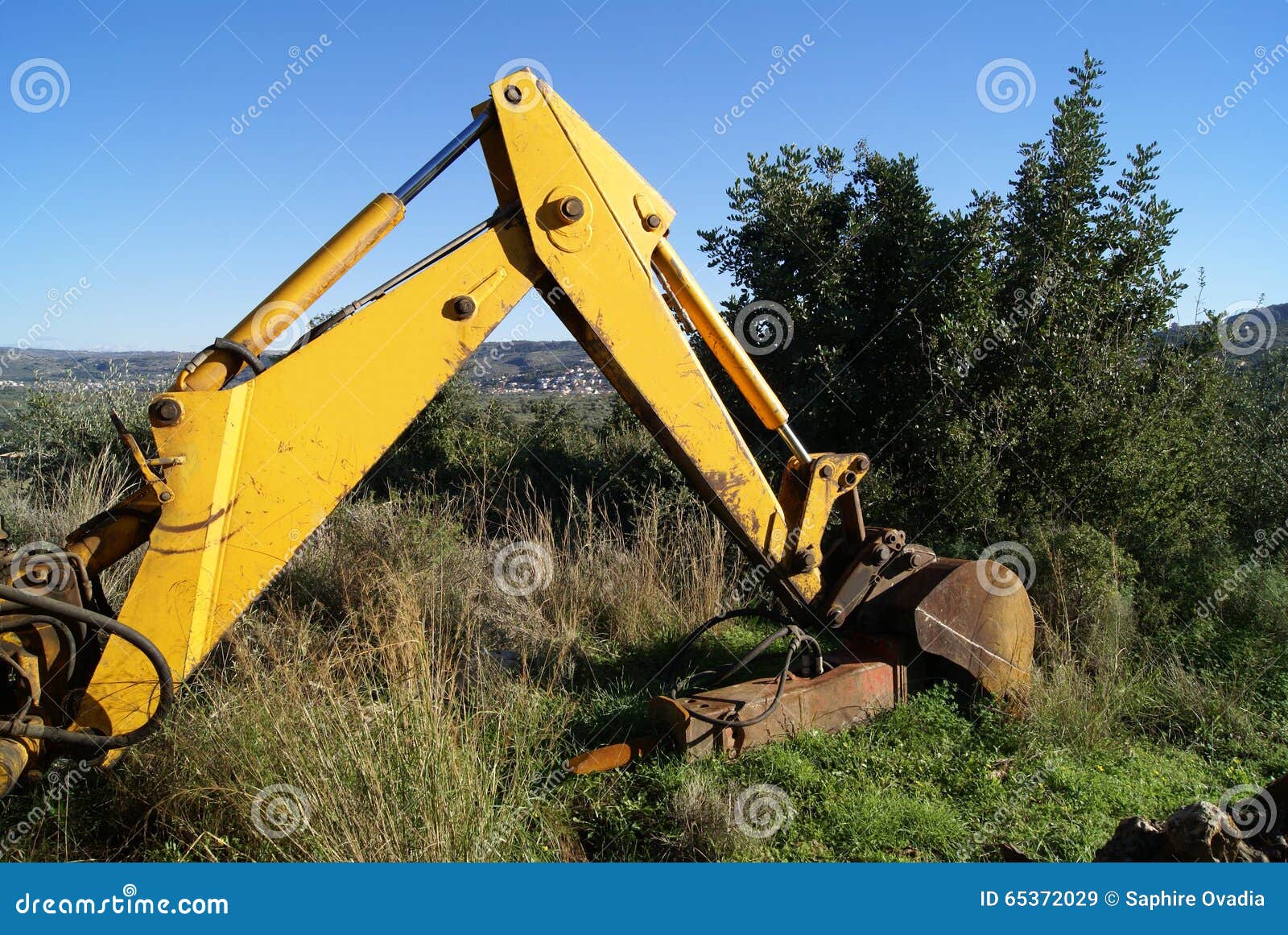 Heavy Equipment in a Construction Site Stock Image - Image of industry ...