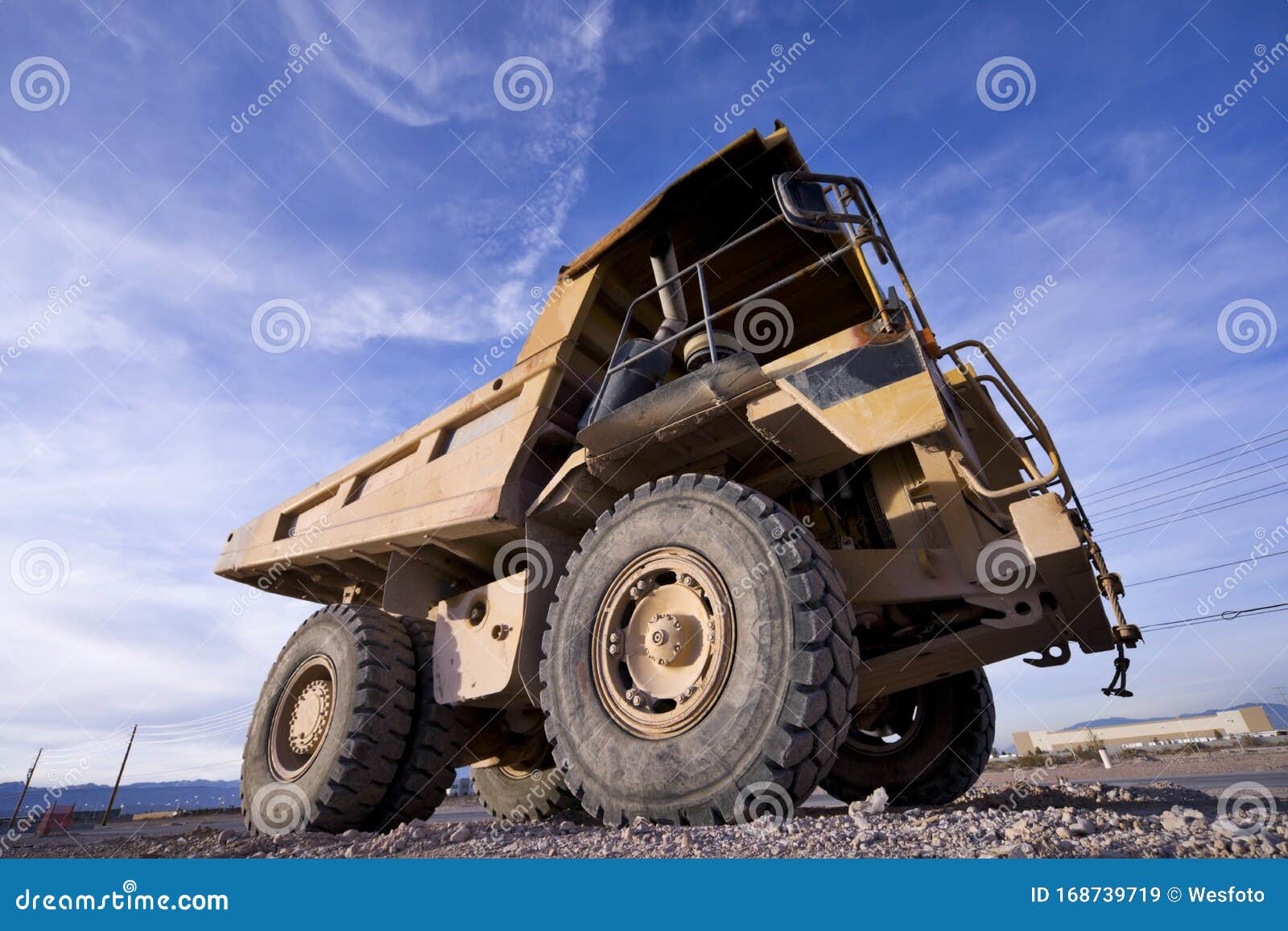 Heavy Equipment Dump Truck stock image. Image of industrial - 168739719