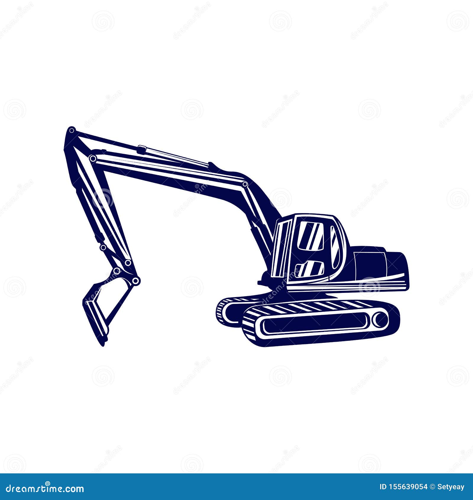 Heavy Equipment Logo Design Vector. Heavy Equipment Logo Template Stock ...