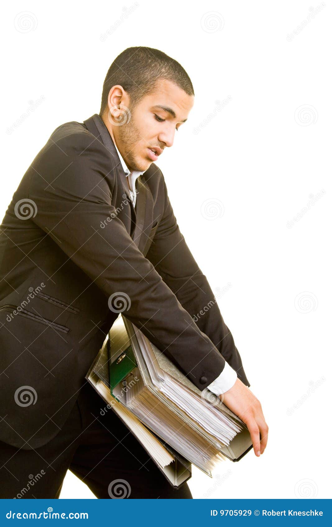 Heavy files stock image. Image of ethnicity, file, african - 9705929