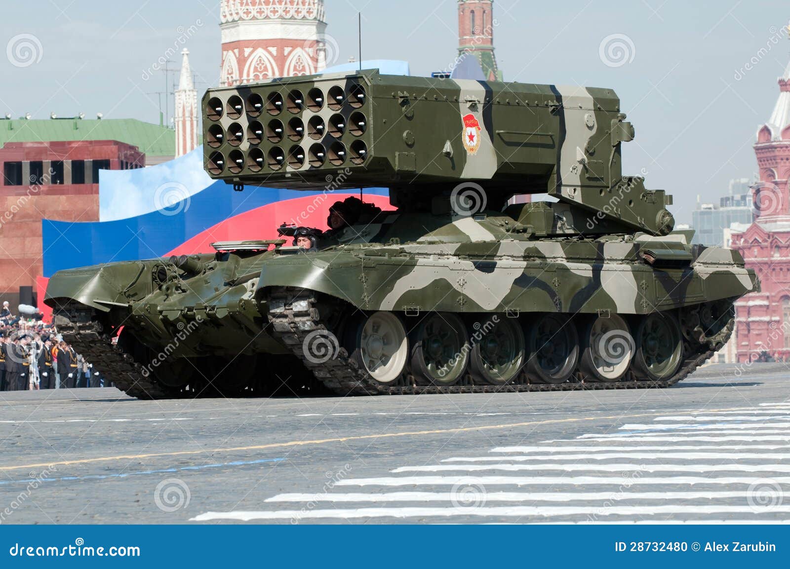 Heavy Flame Thrower System TOS-1 Editorial Image - Image of mobile ...