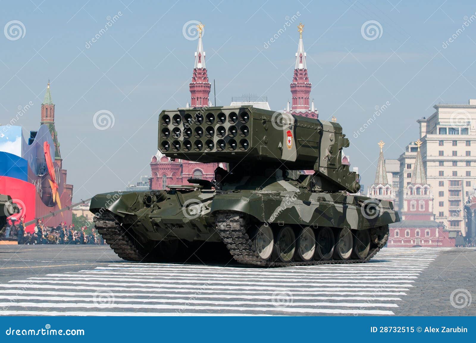Heavy Flame Thrower System TOS-1 Editorial Image - Image of parade ...