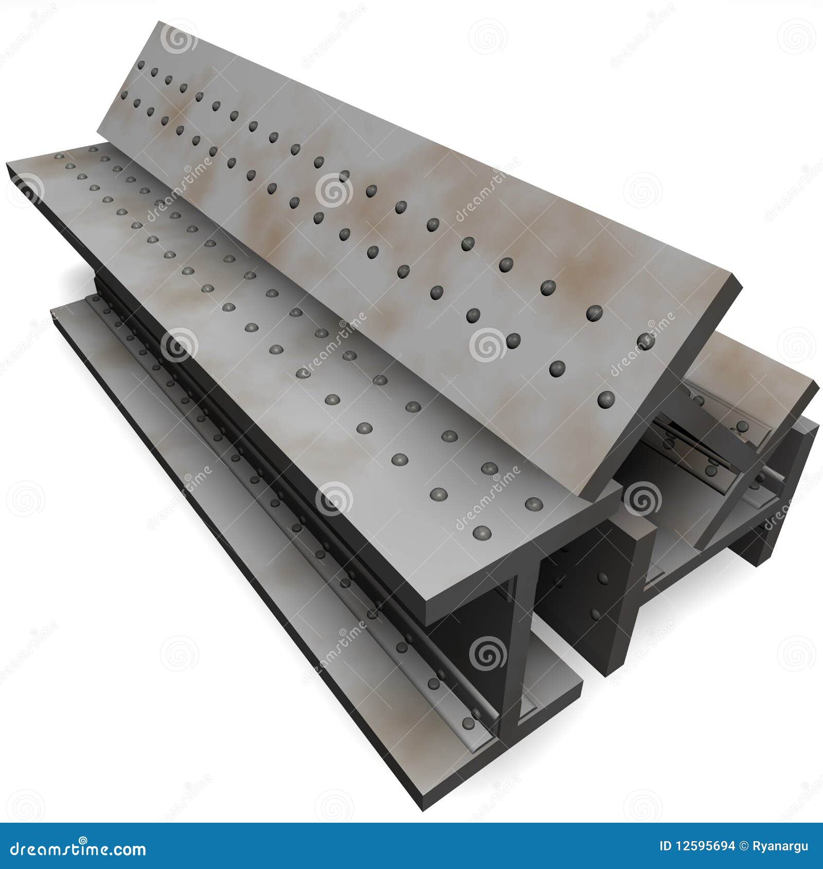 Heavy Girders stock illustration. Illustration of girder - 12595694