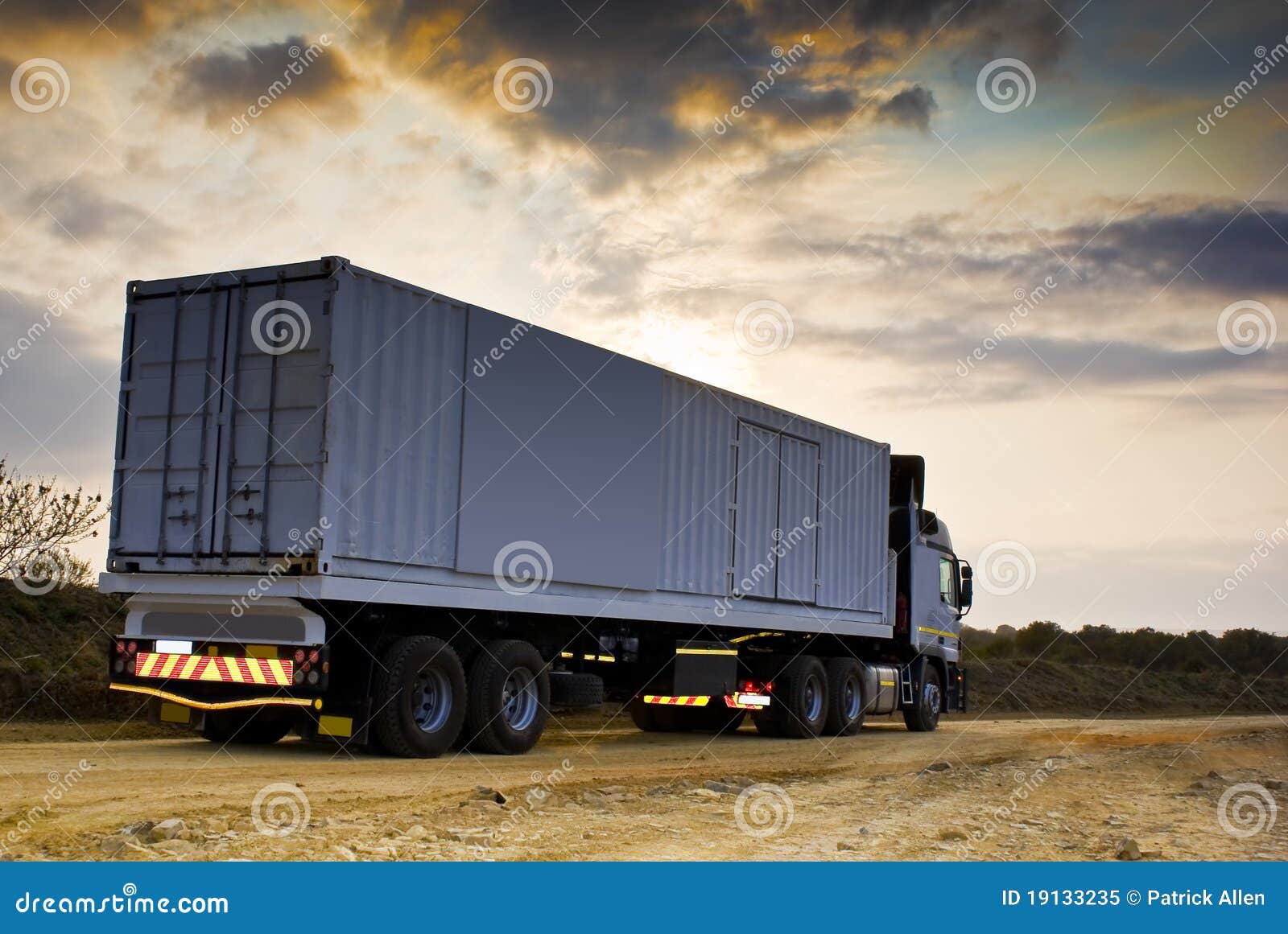Heavy Goods In Transit - Long Haul Transport Royalty-Free Stock Image ...